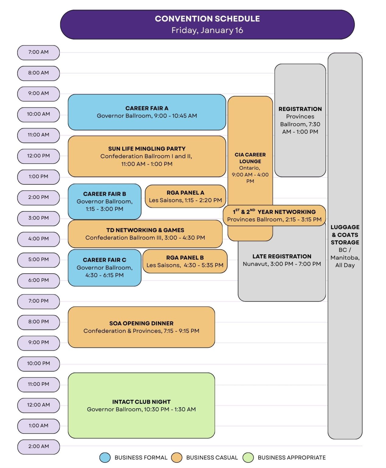 Schedule and Information – EN - ANÉA-ASNA